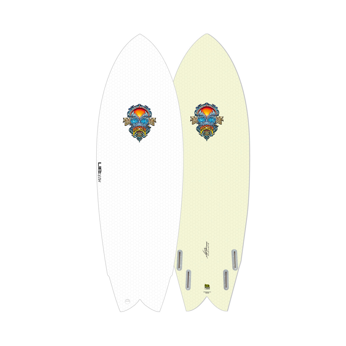 Lib Tech 2025 LOST RNF Retro Fish Surfboard | Kite Paddle Surf